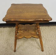 Antique Oak Square Parlor Table