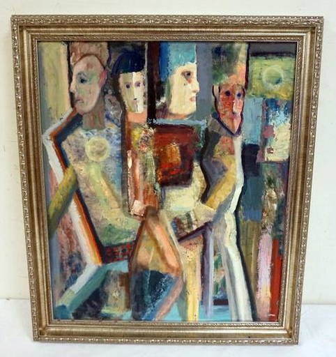 William Stoddard Loughran Oil On Board