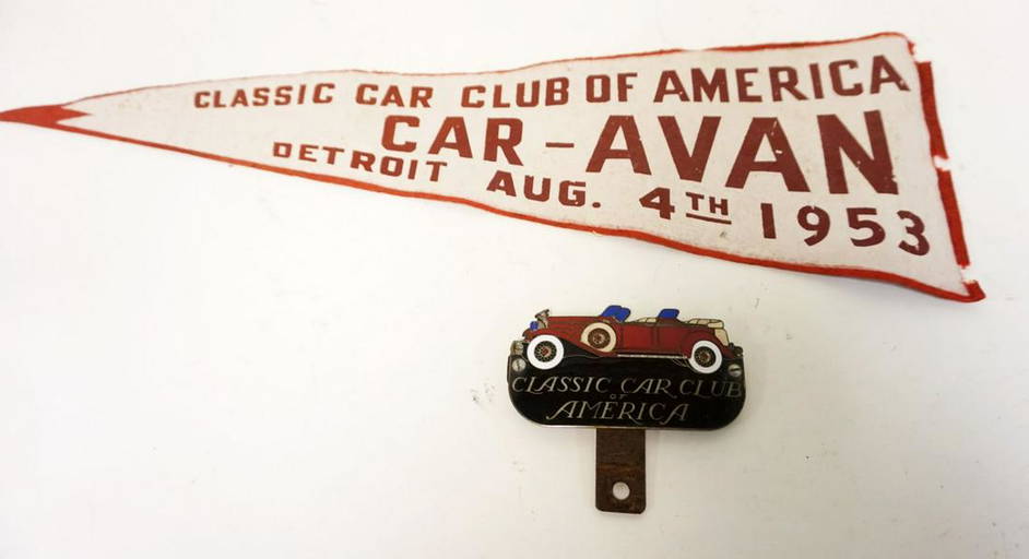 CLASSIC CAR CLUB PENANT & LICENSE PLATE (#1157) on Mar 10, 2023 ...