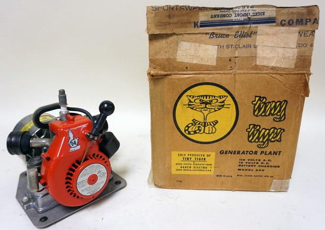 Tiny Tiger Vintage Mini Gas Generator