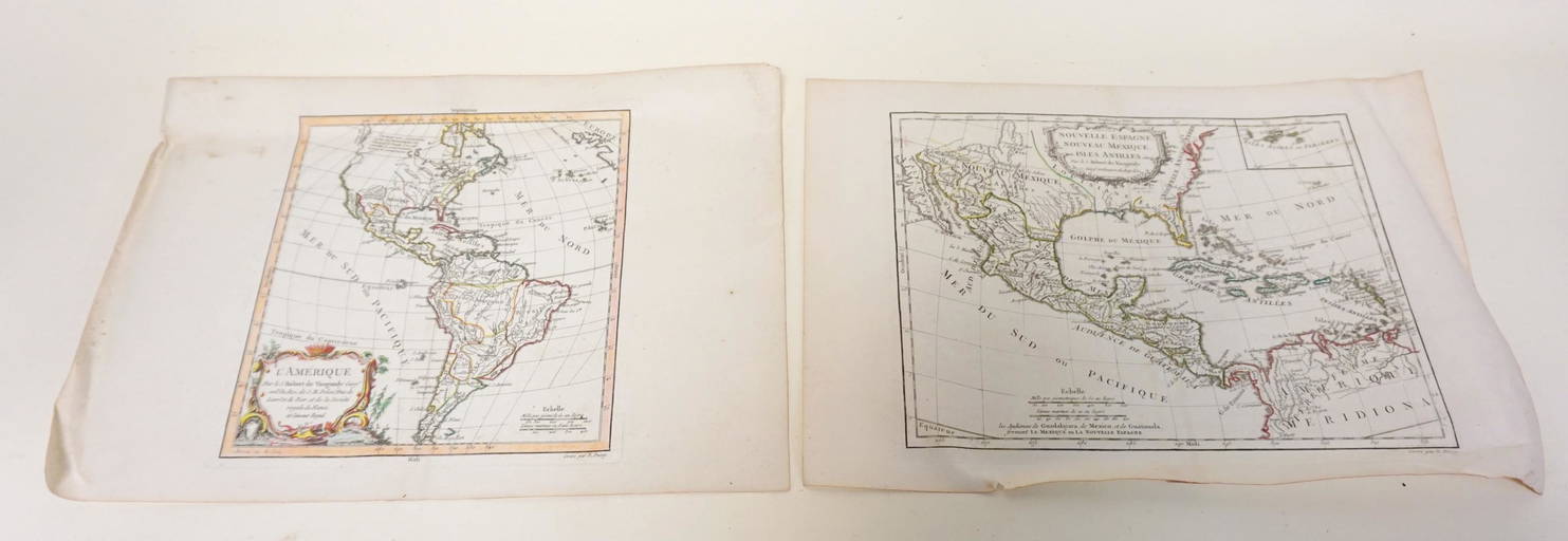 2 Antique Engraved Maps