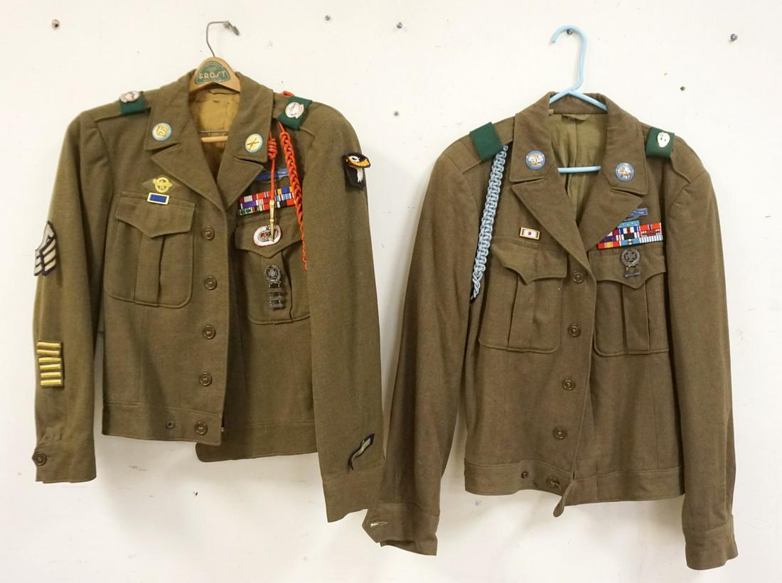 2 Us Army Ike Field Jackets Auction