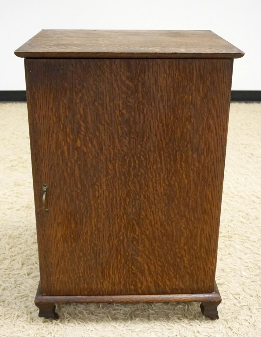 Oak Victrola Cabinet Stand Auction