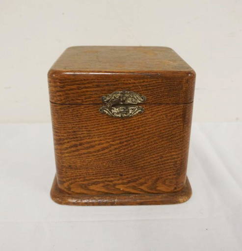 Victorian Oak Collar Box