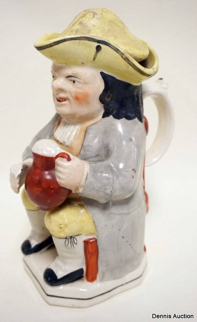 Antique Staffordshire Toby Pitcher Auction