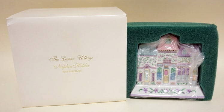 Lenox Village Collection Napkin Holder Auction