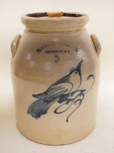 Fort Edward Stoneware Co Stoneware Crock