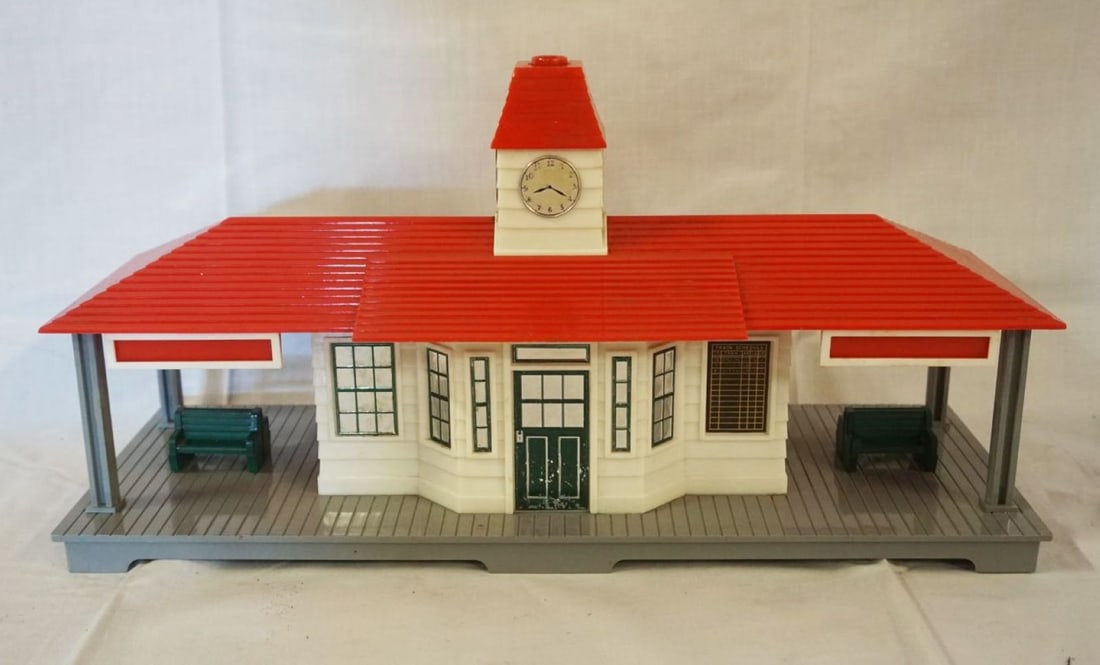 Toy Train Station Auction