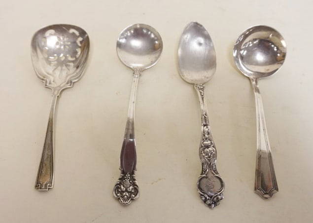 Sterling Silver Group Of Assorted Spoons