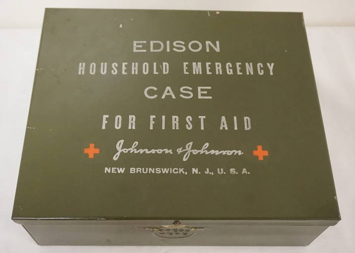 Edison First Aid Kit In Metal Box