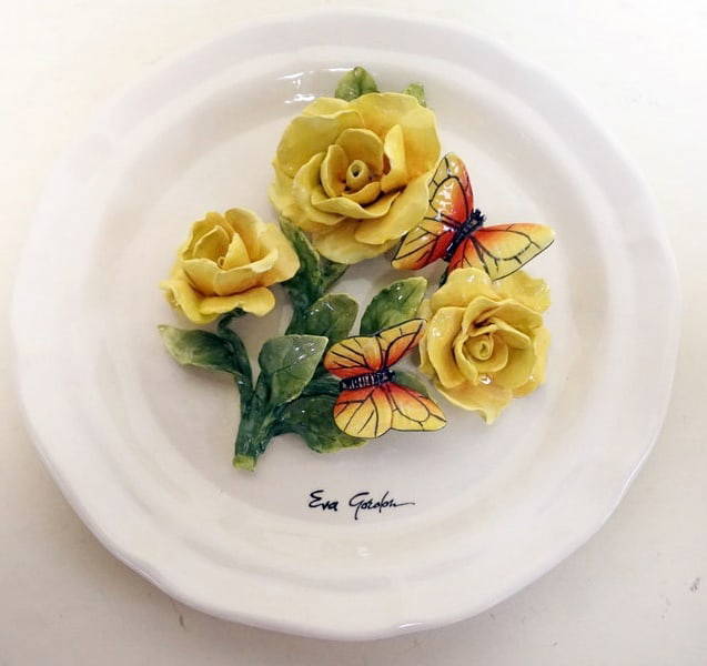 Eva Gordon Ceramic Plate Auction