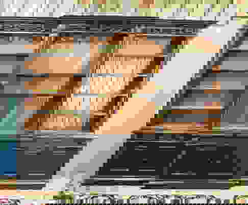 Country French Pine Step Back Bookcase Cabinet Auction