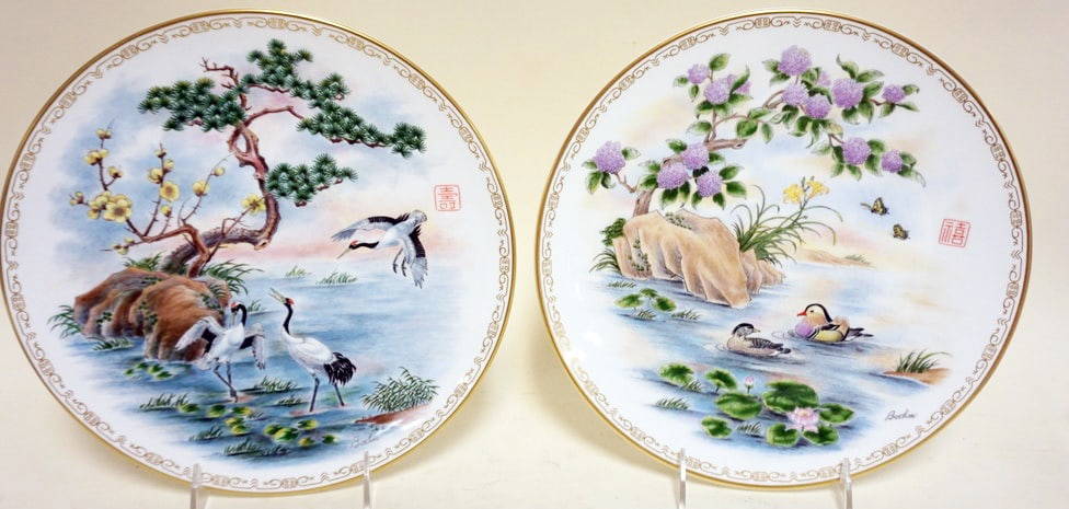 Boehm Porcelain Plates Auction