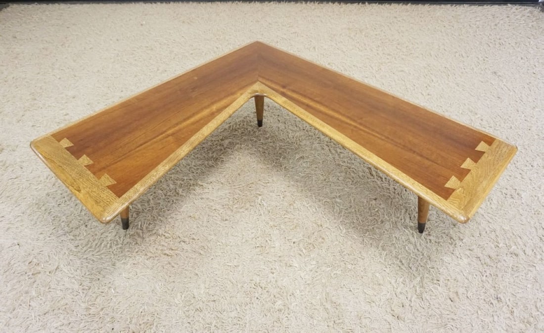 Lane Mid Century Modern Boomerang Table