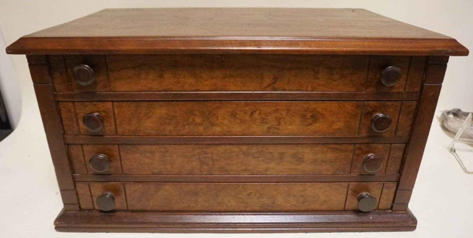 Walnut Victorian Spool Cabinet Auction