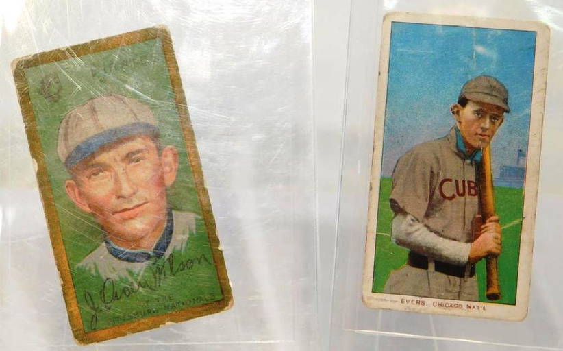 Pair Of Early Baseball Tobacco Cards