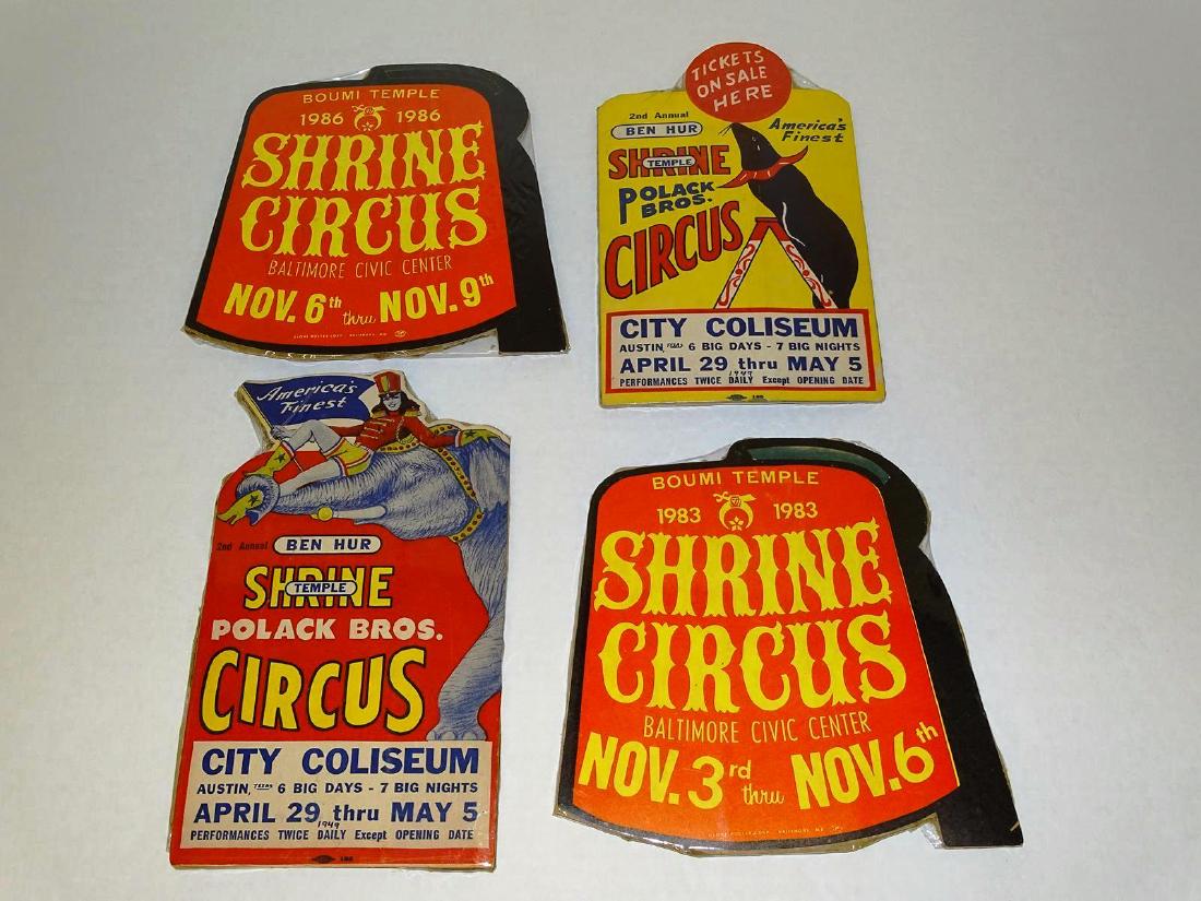 SHRINE CIRCUS COUNTER CARDS - May 04, 2019 | Freedom Auction Company in FL
