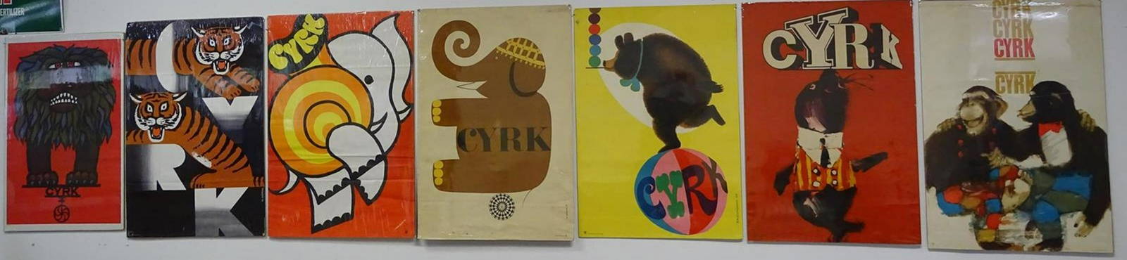 Collection Of Cyrk Show Posters