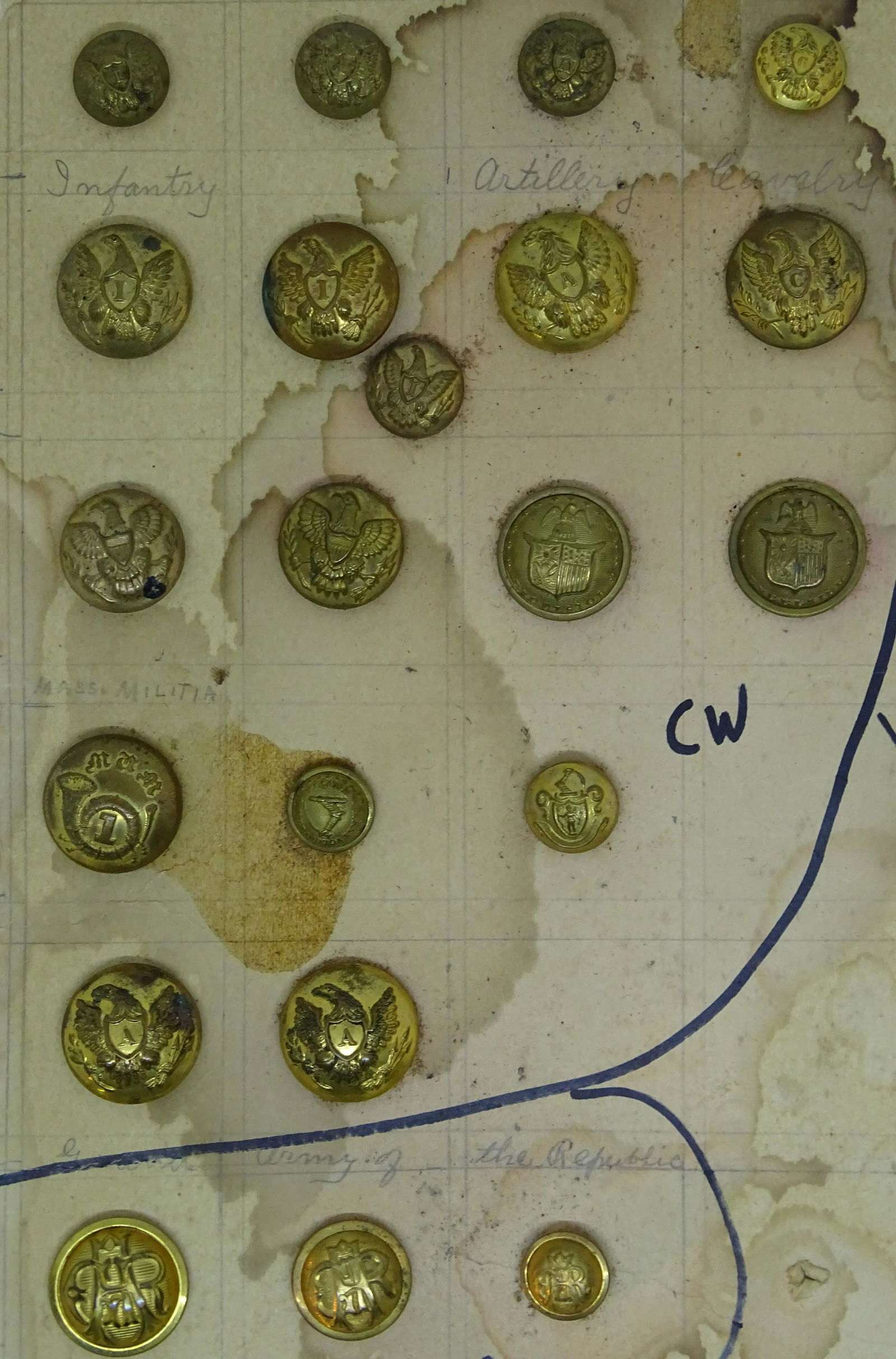 COLLECTION OF CIVIL WAR - G.A.R. BUTTONS - Nov 24, 2019 | Freedom Auction Company in FL