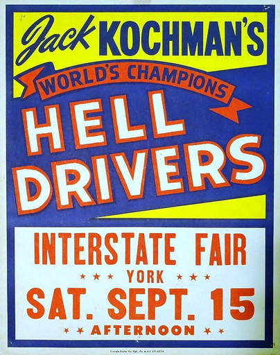 Jack Kochman's Hell Drivers Poster