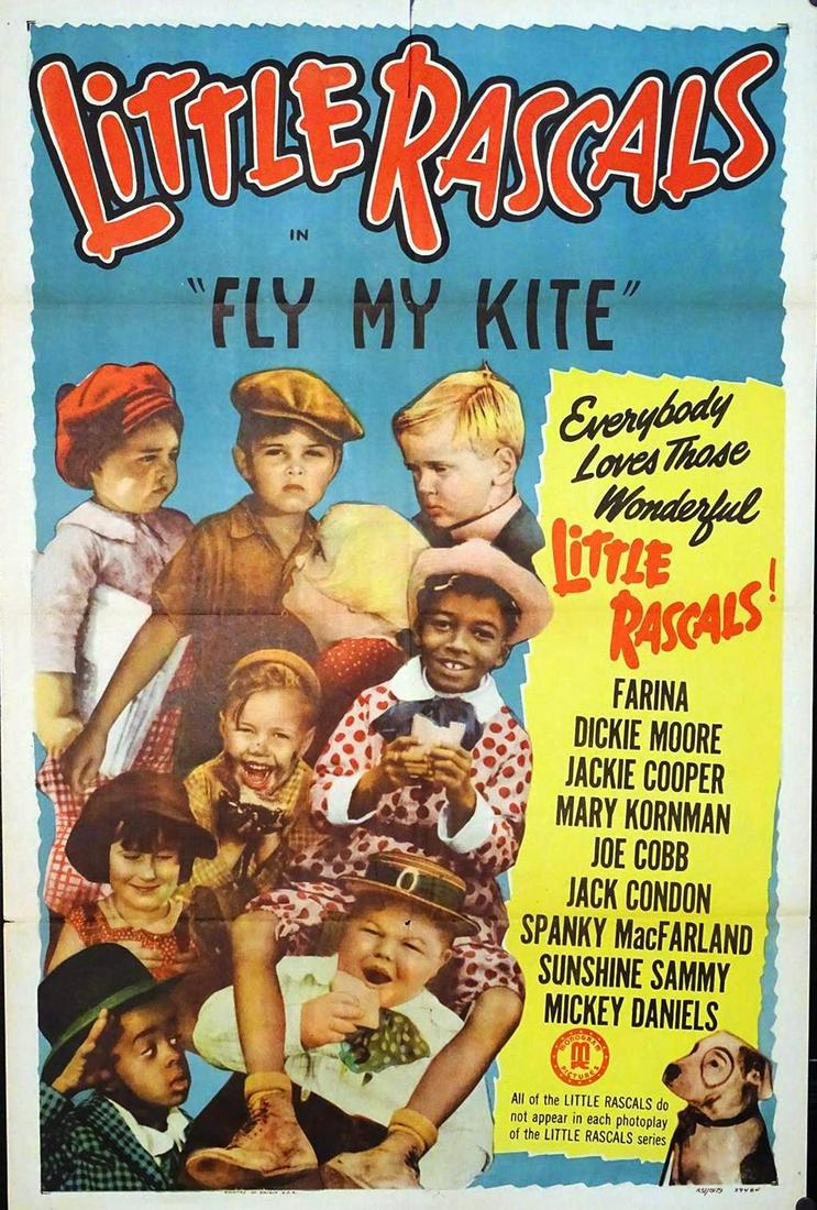 LITTLE RASCALS IN "FLY MY KITE" FILM POSTER - Jan 11, 2020 | Freedom ...