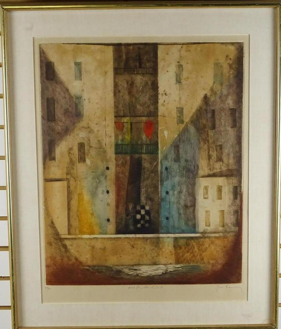 RENE CARCAN (BELGIAN, 1925-1993) AQUATINT ETCHING - Jun 07, 2020 ...