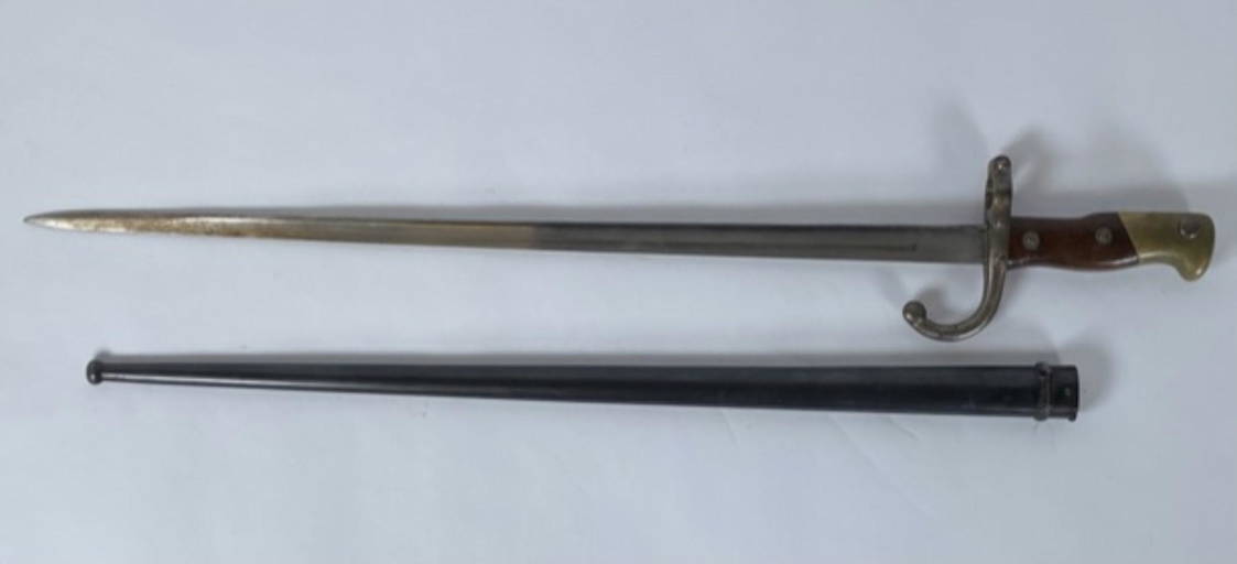 1880's French Bayonet With Scabbard