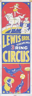 Lewis Bros. Circus Poster
