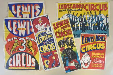 Lewis Bros. Circus Poster