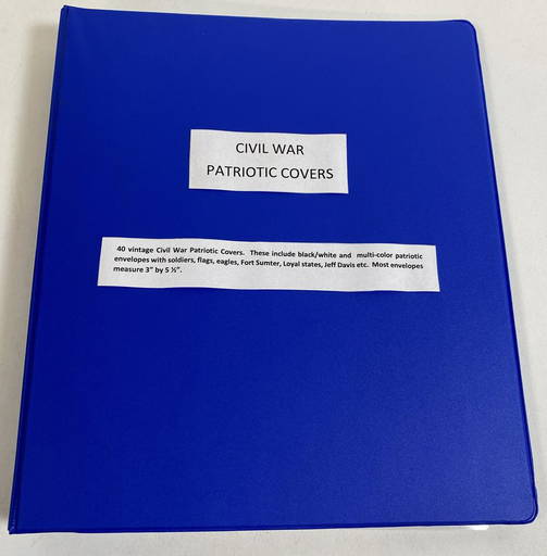 Binder Of Patriotic Civil War Covers