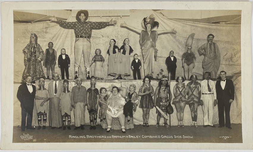 Edward J. Kelty Circus Sideshow Photograph