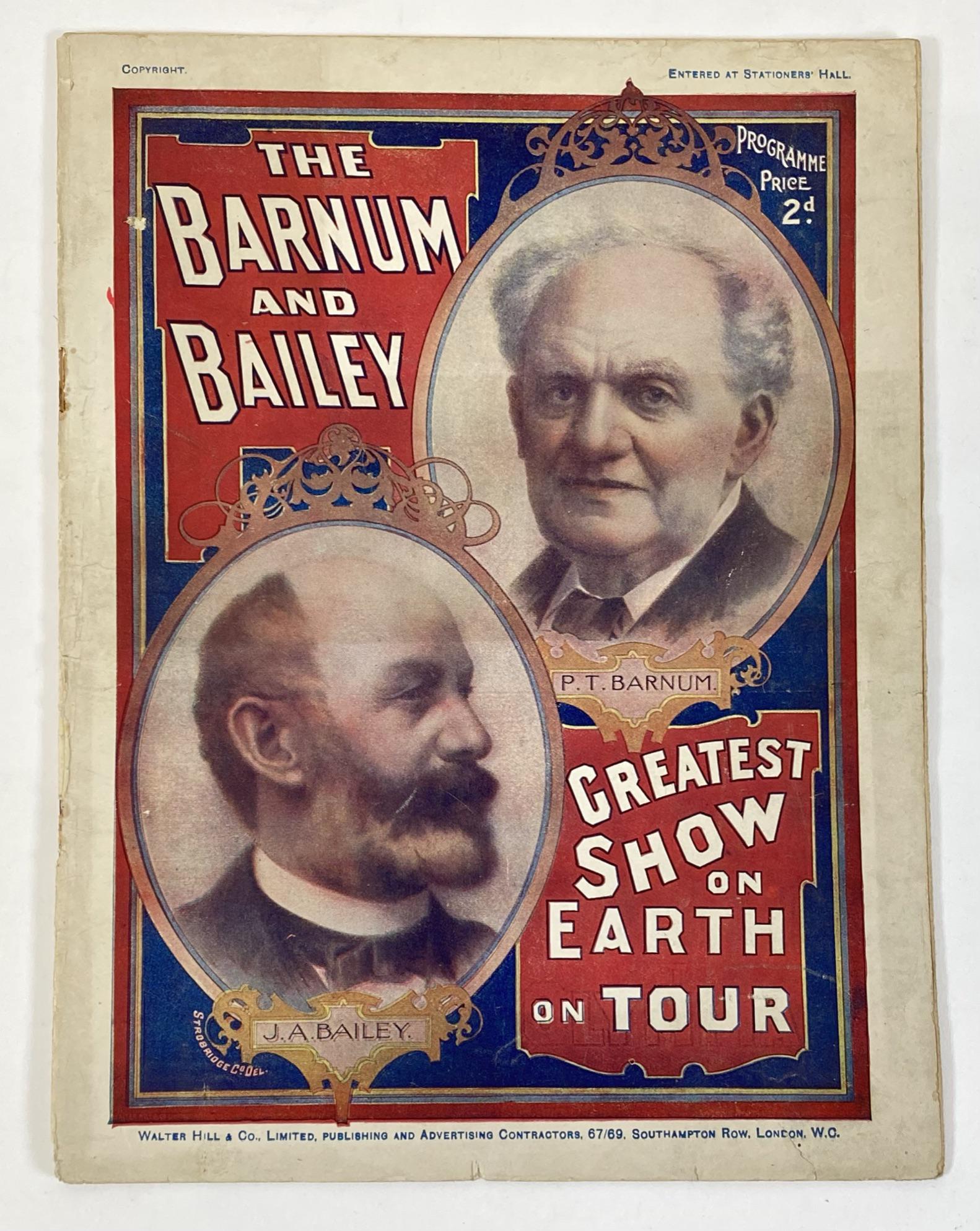 1898 Barnum & Bailey Circus Program
