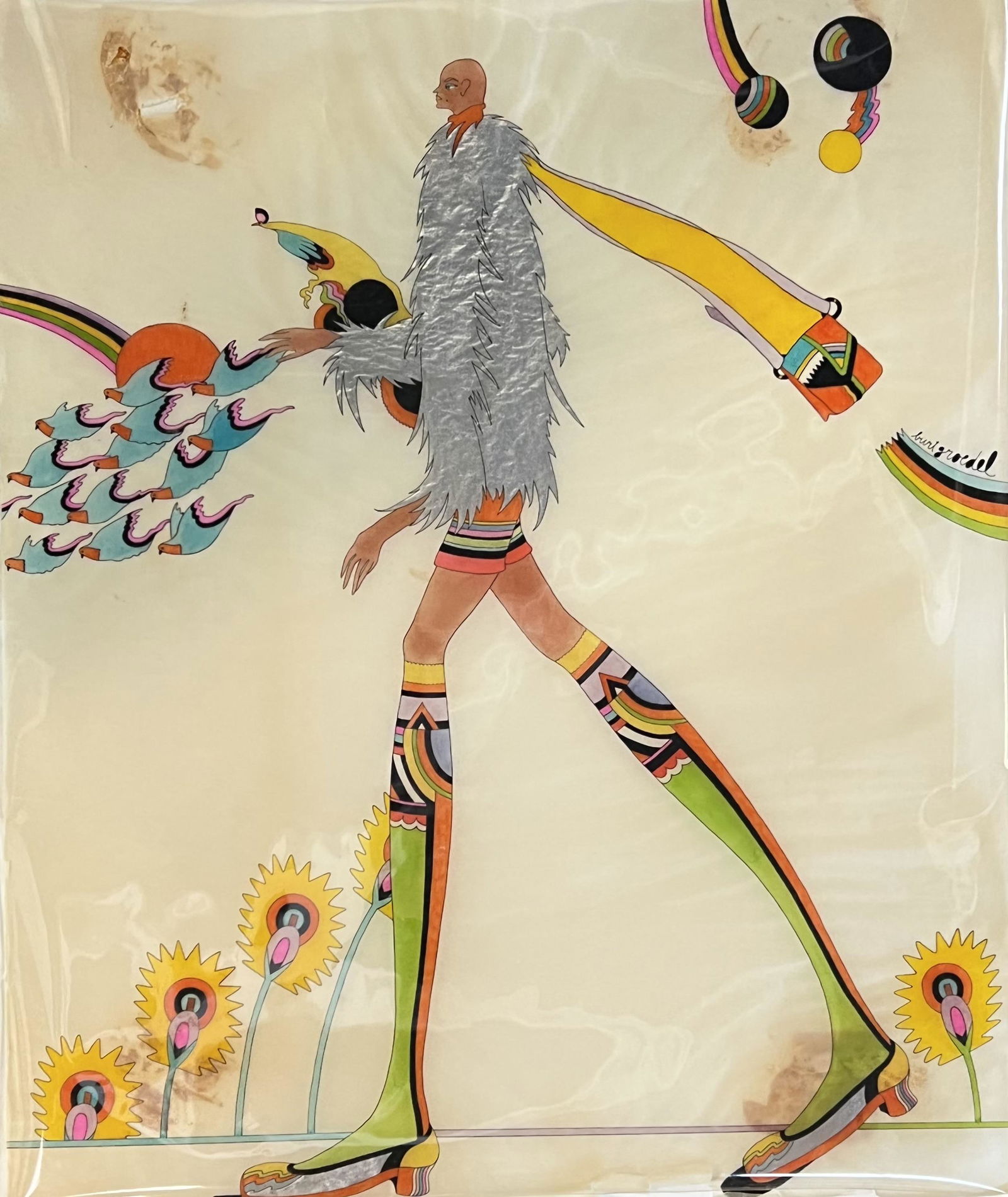 RICHARD LINDER GOUACHE PAINTING (#0449) on May 21, 2022 | Freedom ...