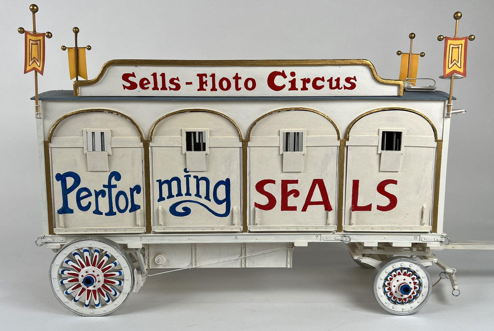 SELLS-FLOTO CIRCUS CAGE WAGON - MODEL (#0219) on Aug 06, 2022 | Freedom ...