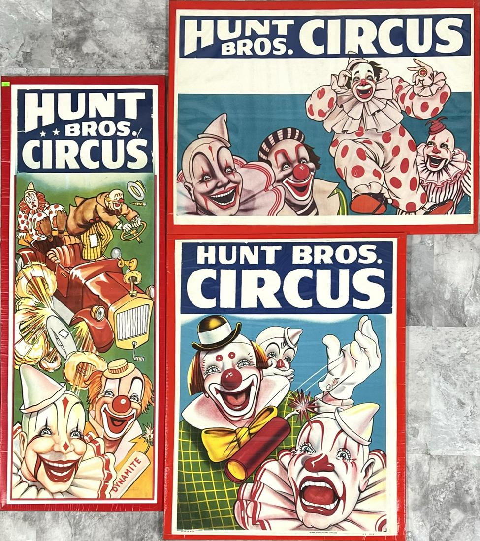 HUNT BROS. CIRCUS POSTERS (#0936) on Aug 06, 2022 | Freedom Auction ...