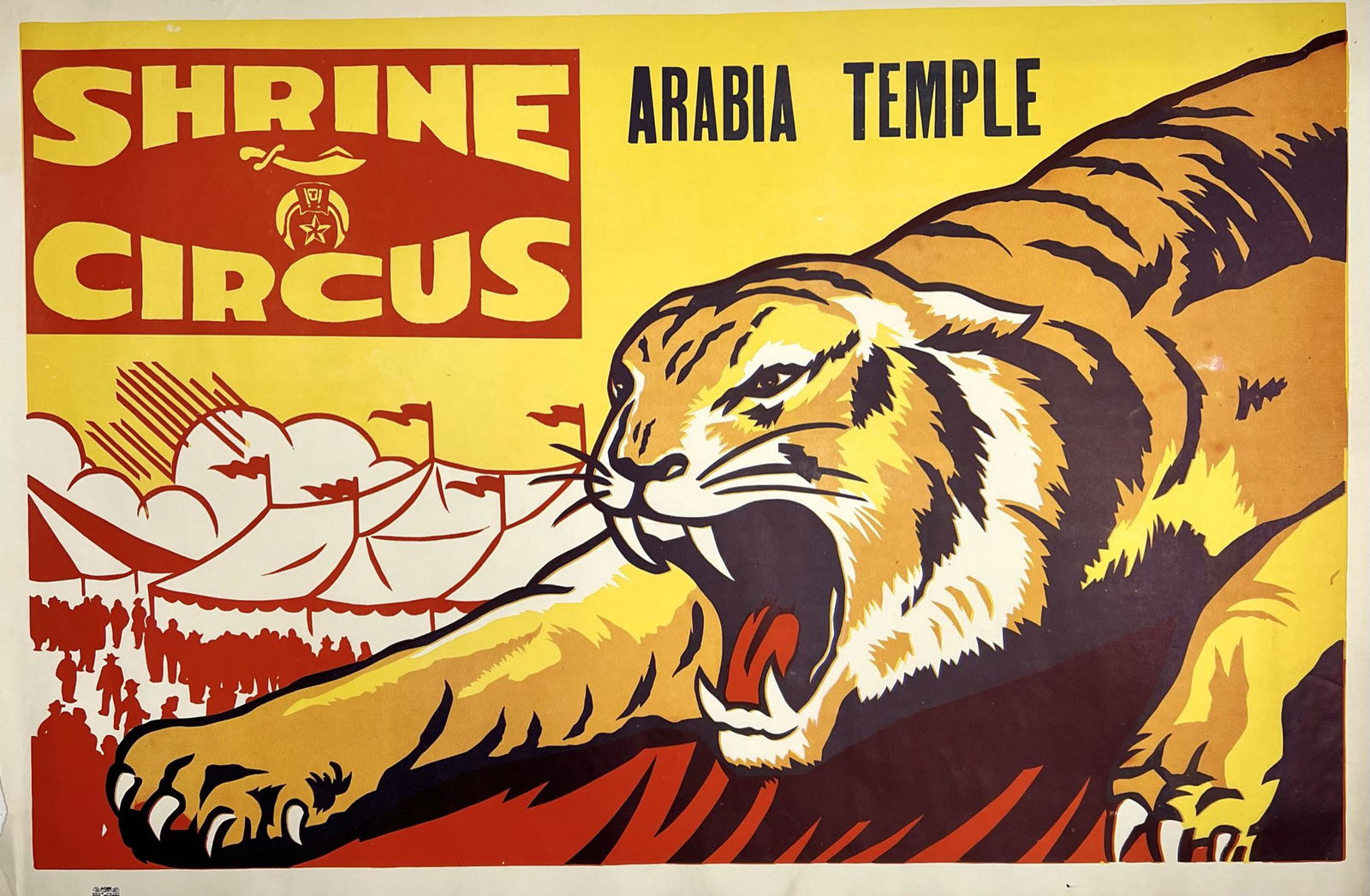 SHRINE CIRCUS POSTER (#0980) on Aug 06, 2022 | Freedom Auction Company ...