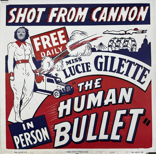 The Human Bullet Poster