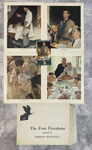 THE FOUR FREEDOMS - NORMAN ROCKWELL (#0419) on Jan 14, 2023 | Freedom ...