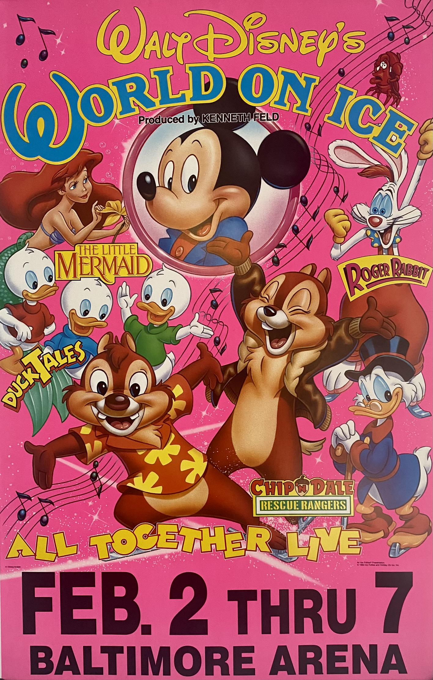 WALT DISNEY'S WORLD ON ICE POSTER - Feb 05, 2023 | Freedom Auction ...