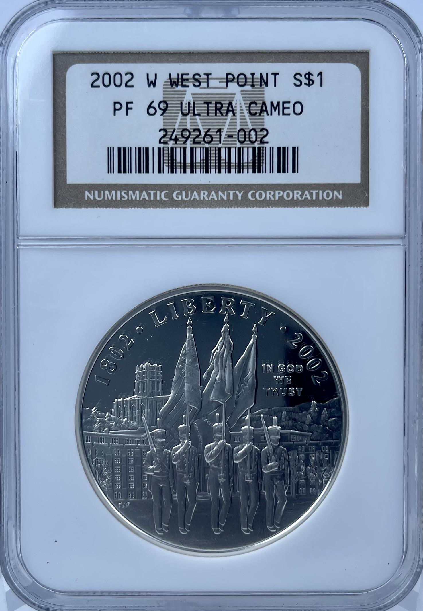 2002-w West Point Bicentennial Coin Auction