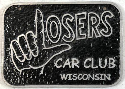 Loser Car Club Badge Auction