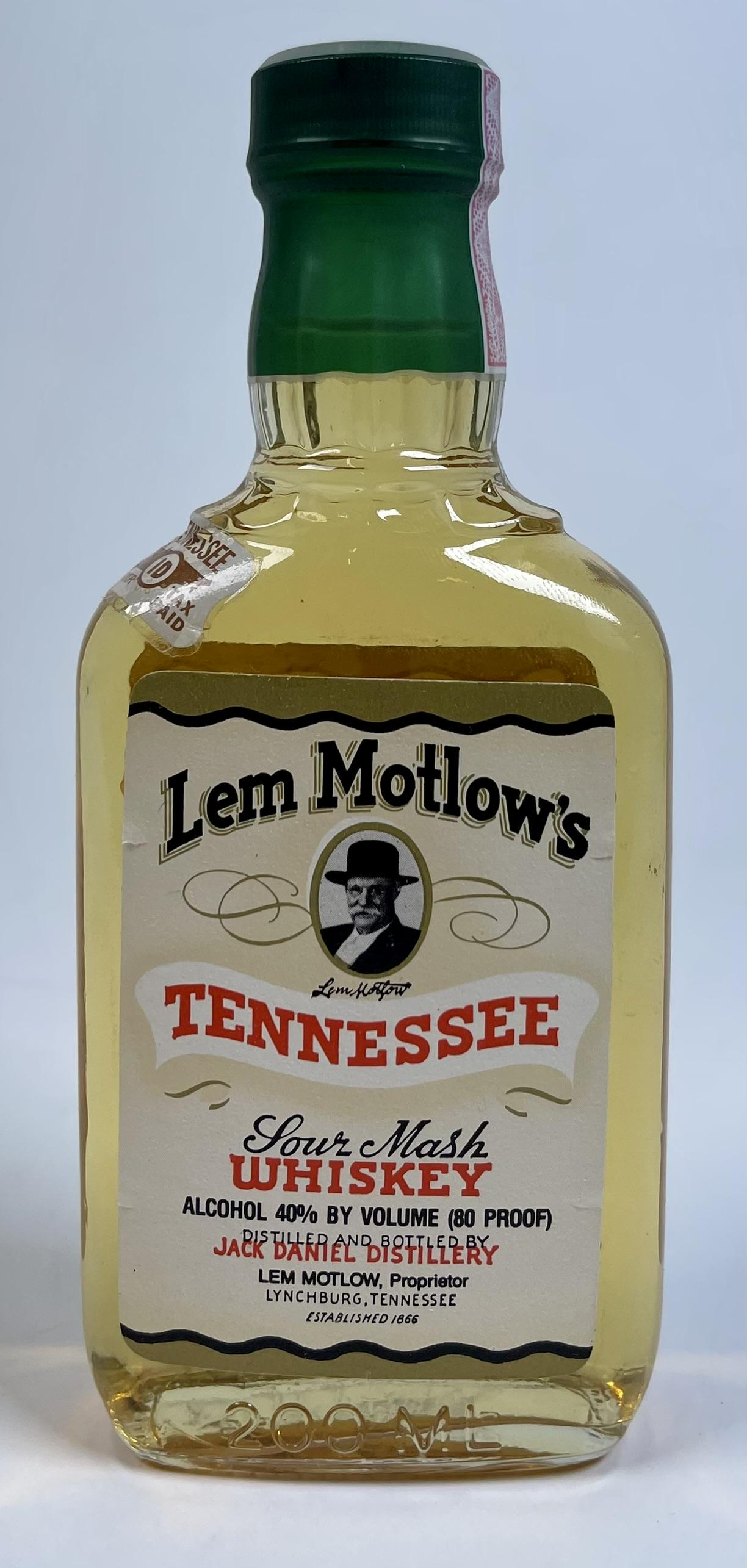 Lem Motlow's Tennessee Sour Mash Whiskey Auction