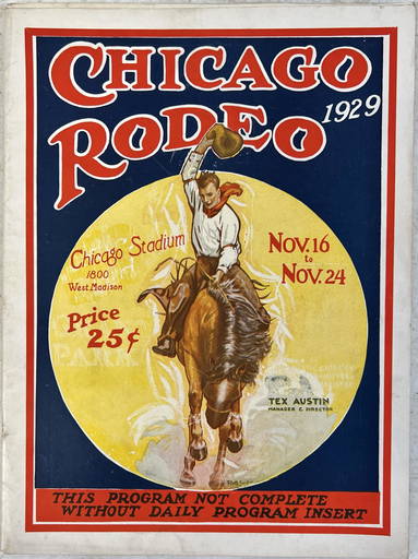1929 Chicago Rodeo Official Program
