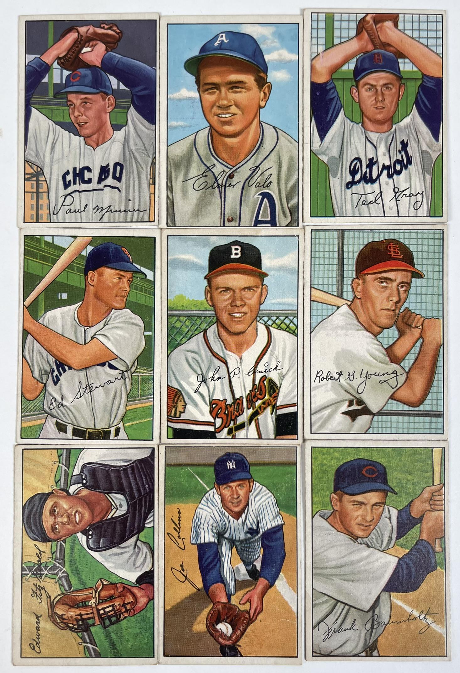 1952 Bowman Baseball Cards Auction