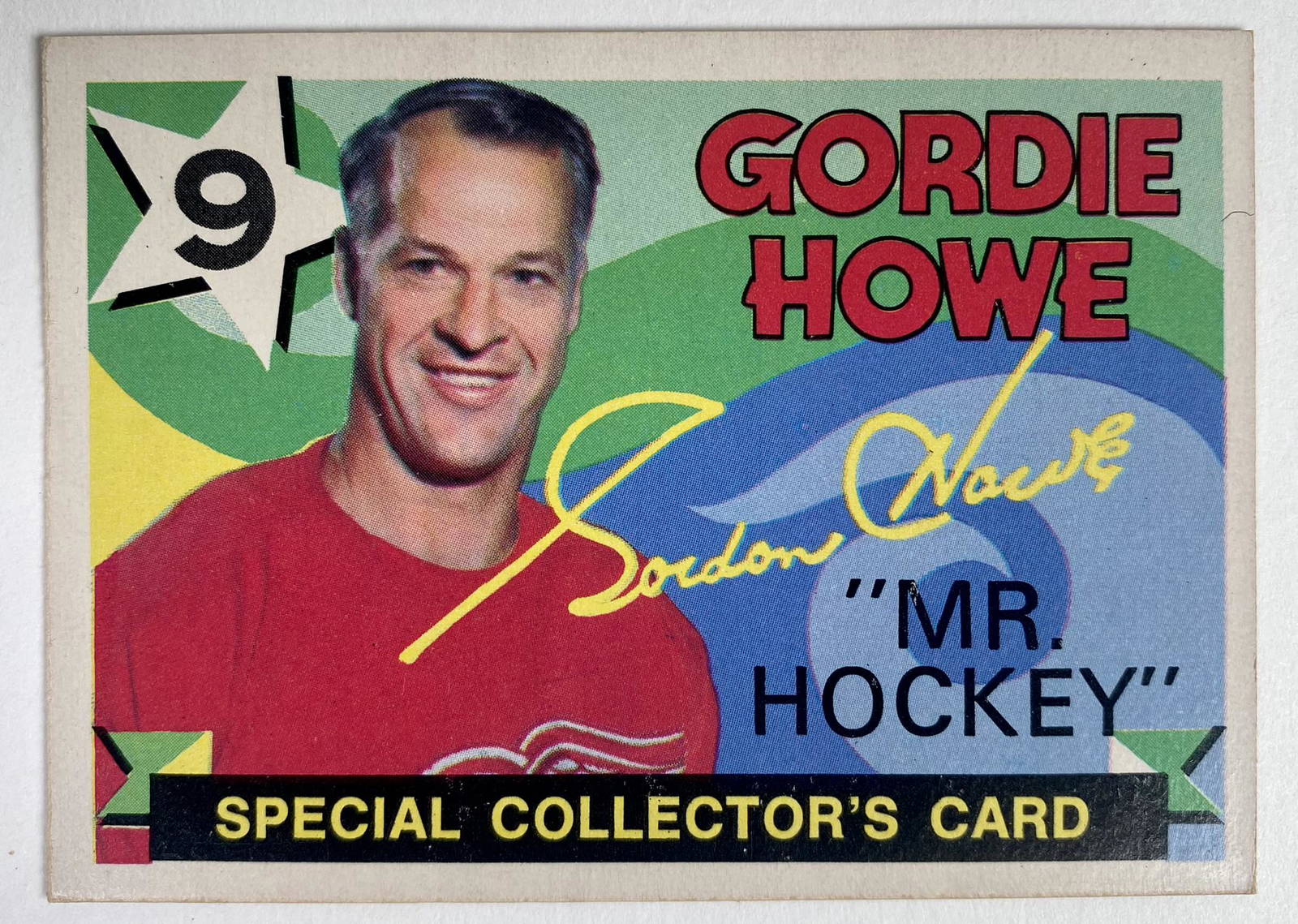 1970 Opc Gordie Howe Mr. Hockey Card Auction