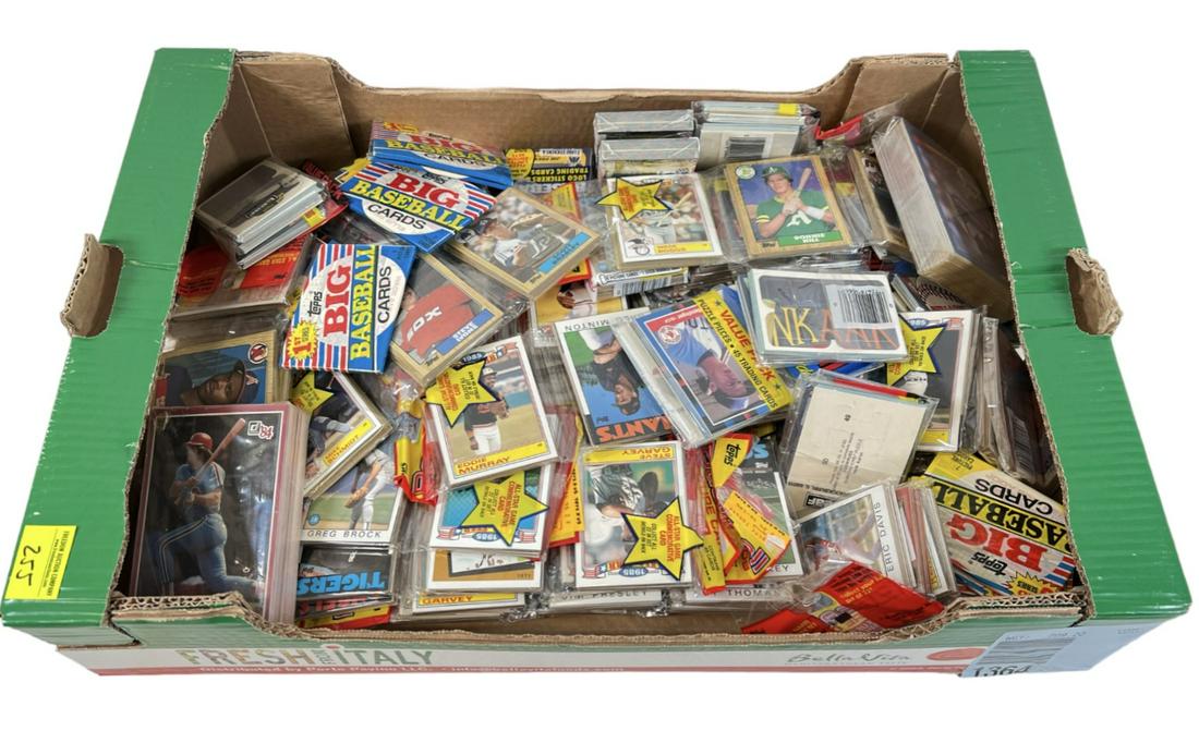1980's Baseball Card Rack Packs - Sealed Auction