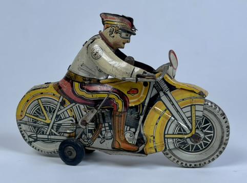 Marx Toys Wind-up Cycle Racer Auction
