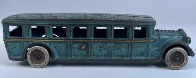 Arcade Fageol Cast Iron Toy Bus Auction