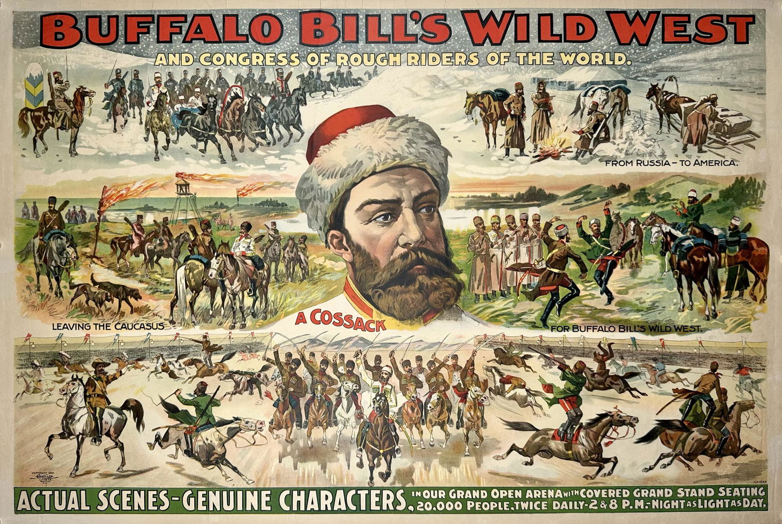 Buffalo Bill's Wild West Poster A Cossack