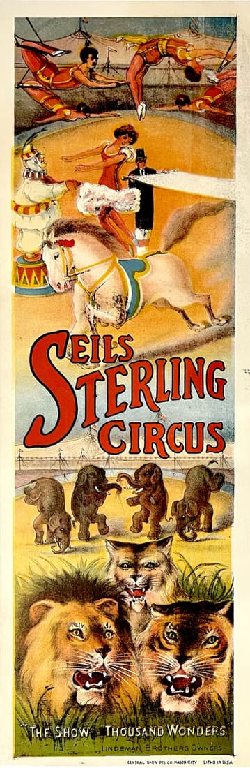 Seils-sterling Circus Poster Auction
